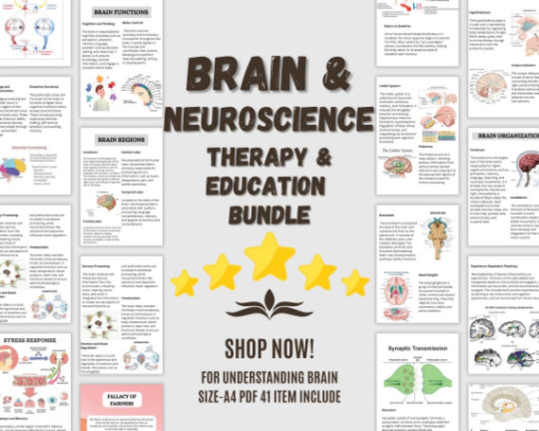 Brain and Neuroscience Therapy and Education Bundle: Psychoeducation ...