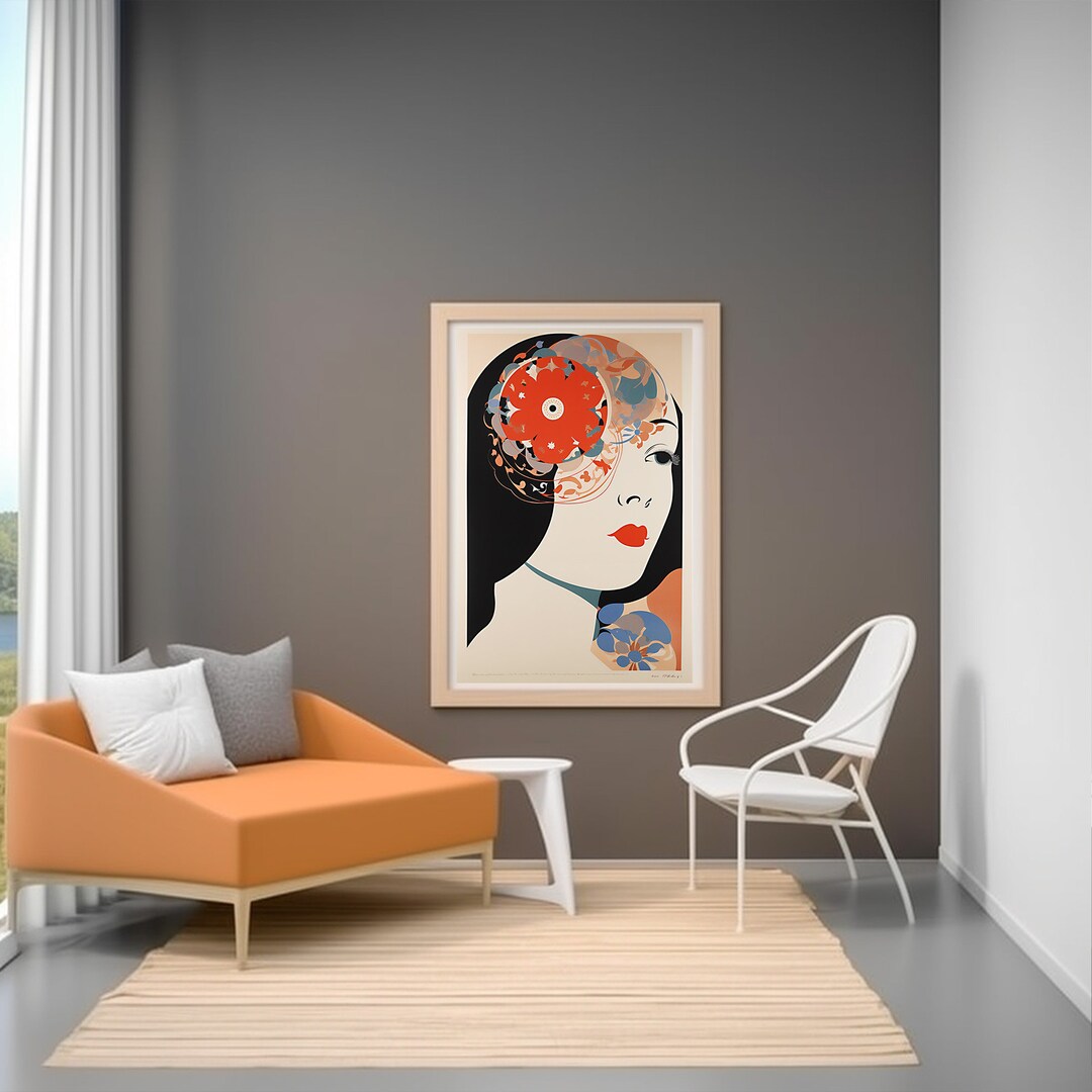 Mid Century Posters Modern Illustration Modernist Wall Art Designer ...