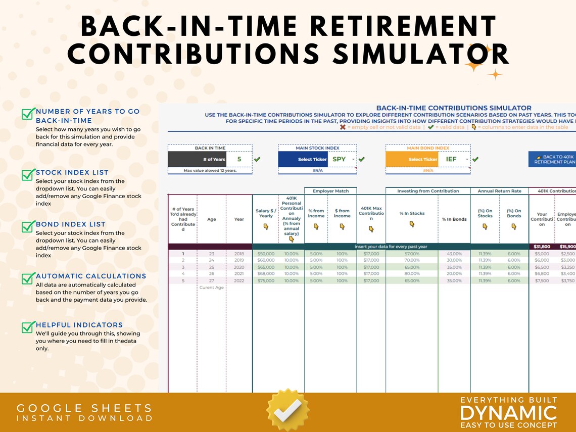 The Best 401K Retirement Tracker | Comprehensive 401K Savings ...