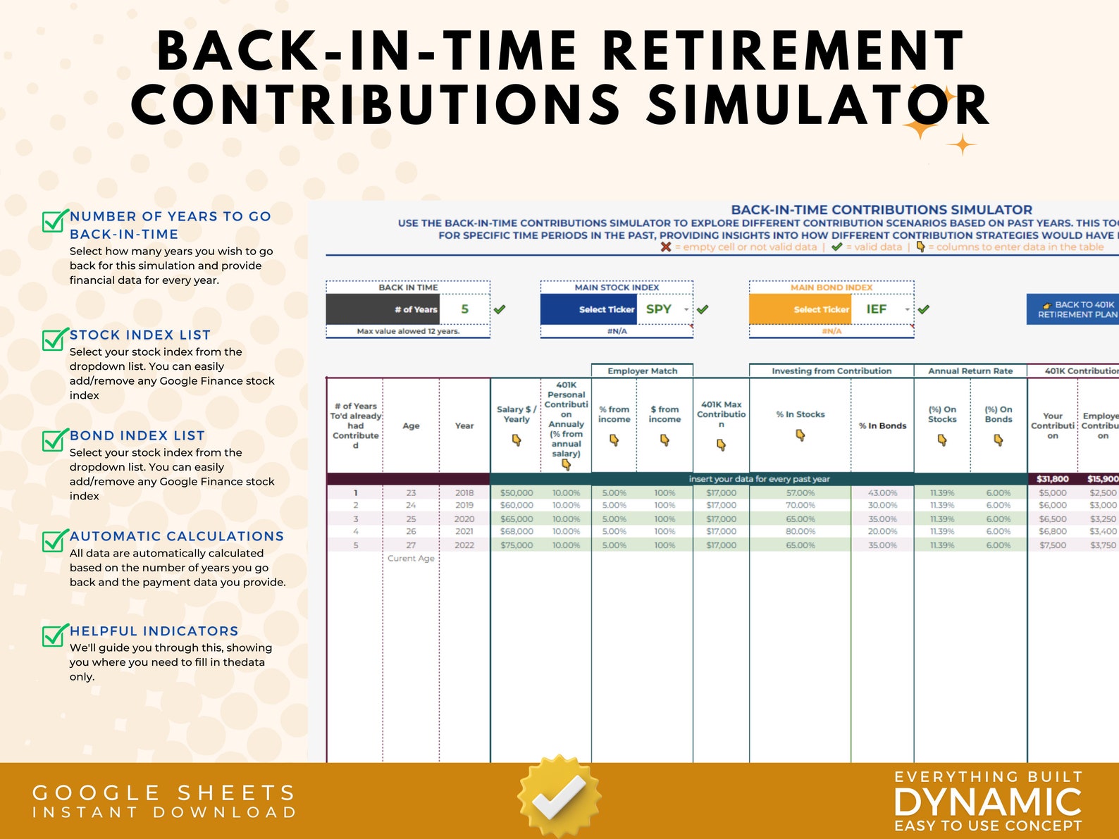 The Best 401K Retirement Tracker | Comprehensive 401K Savings ...