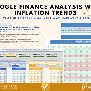 Retirement Digital Financial Planner Bundle, Easy to Use Google Sheets ...