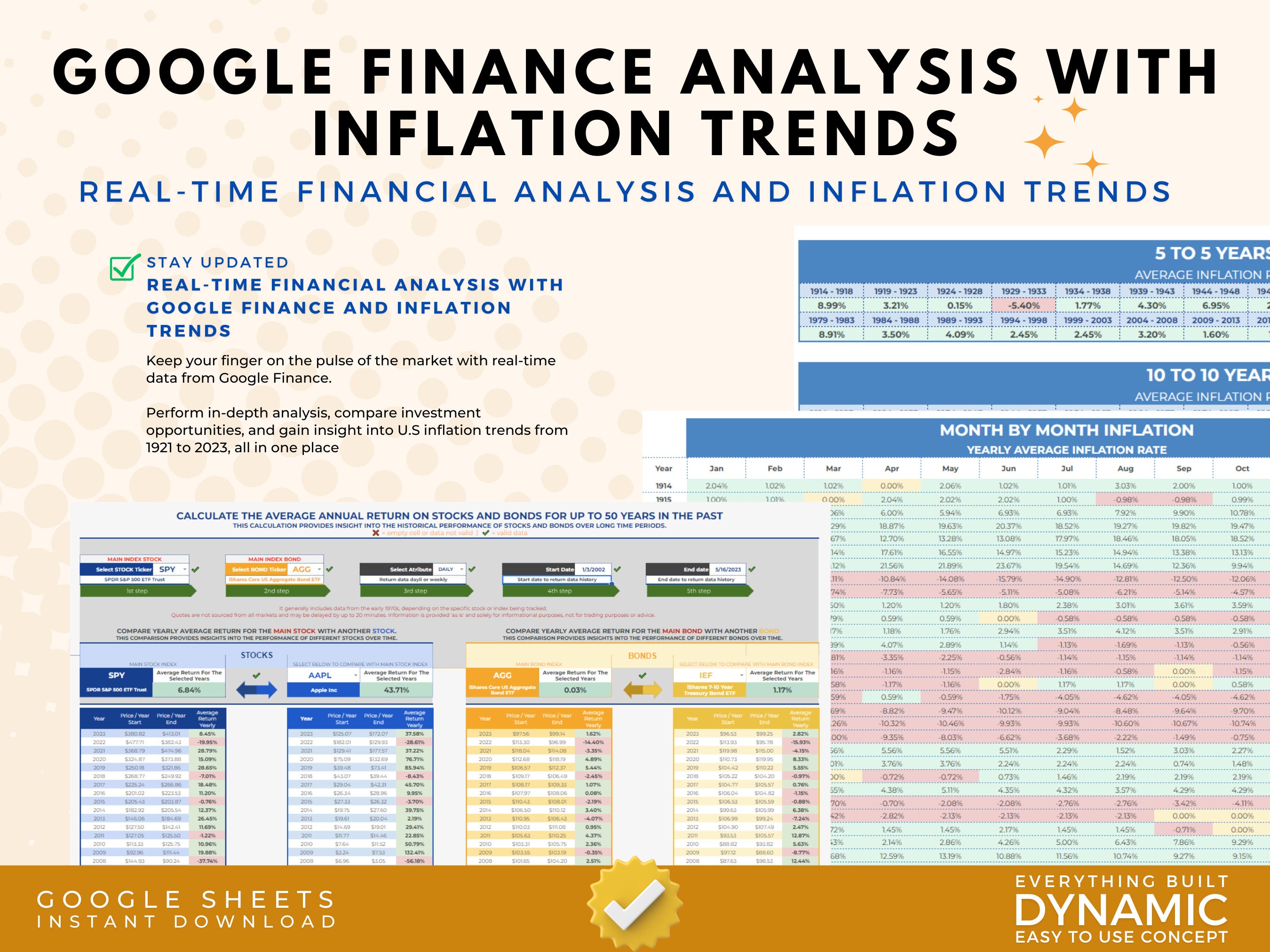 Retirement Digital Financial Planner Bundle, Easy to Use Google Sheets ...