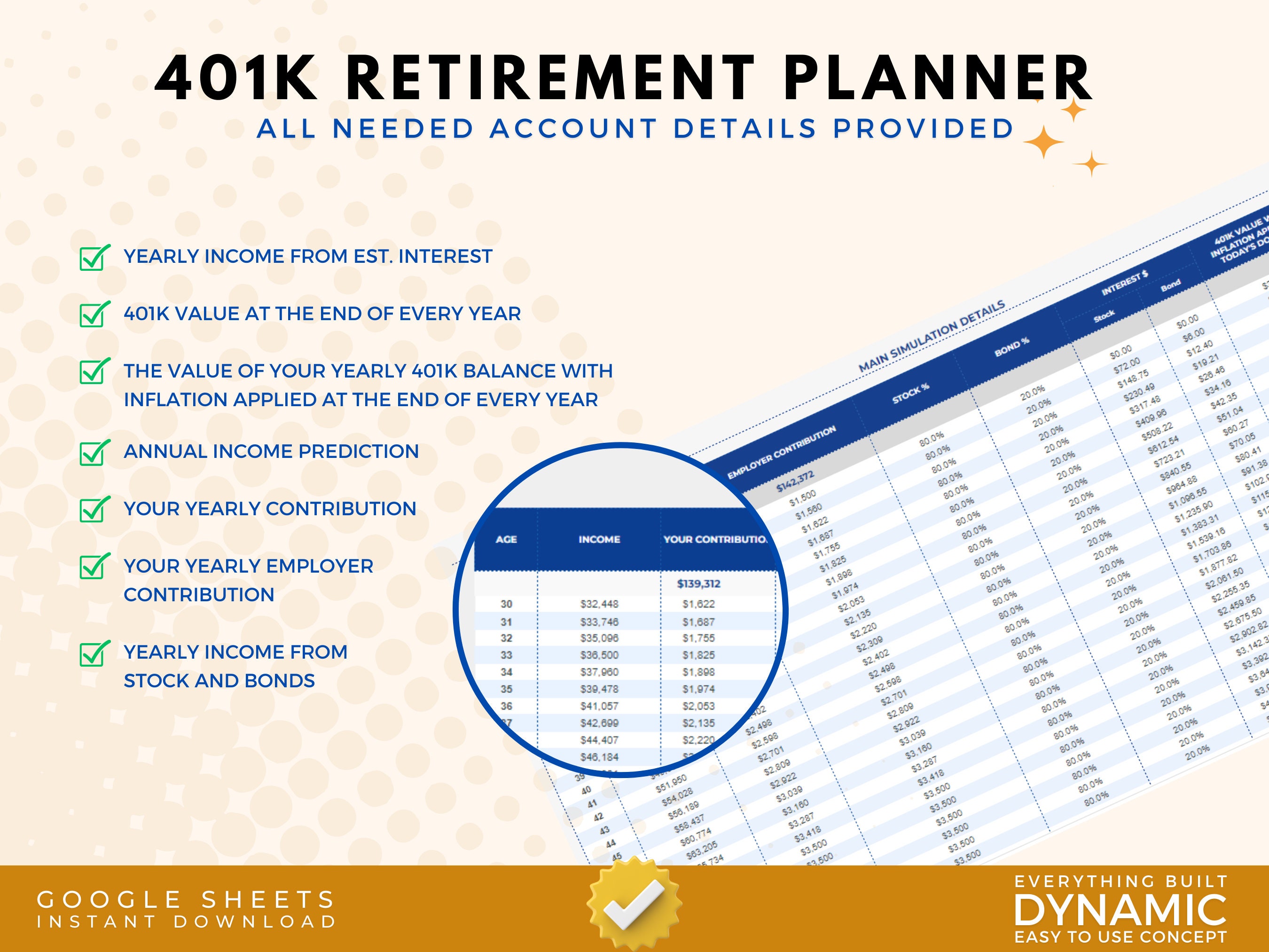 The Best 401K Retirement Tracker | Comprehensive 401K Savings ...