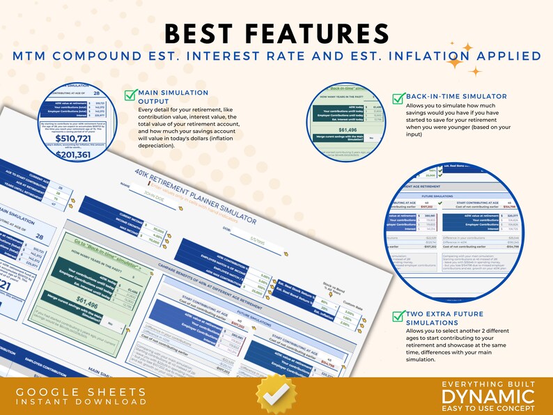 The Best 401K Retirement Tracker | Comprehensive 401K Savings ...