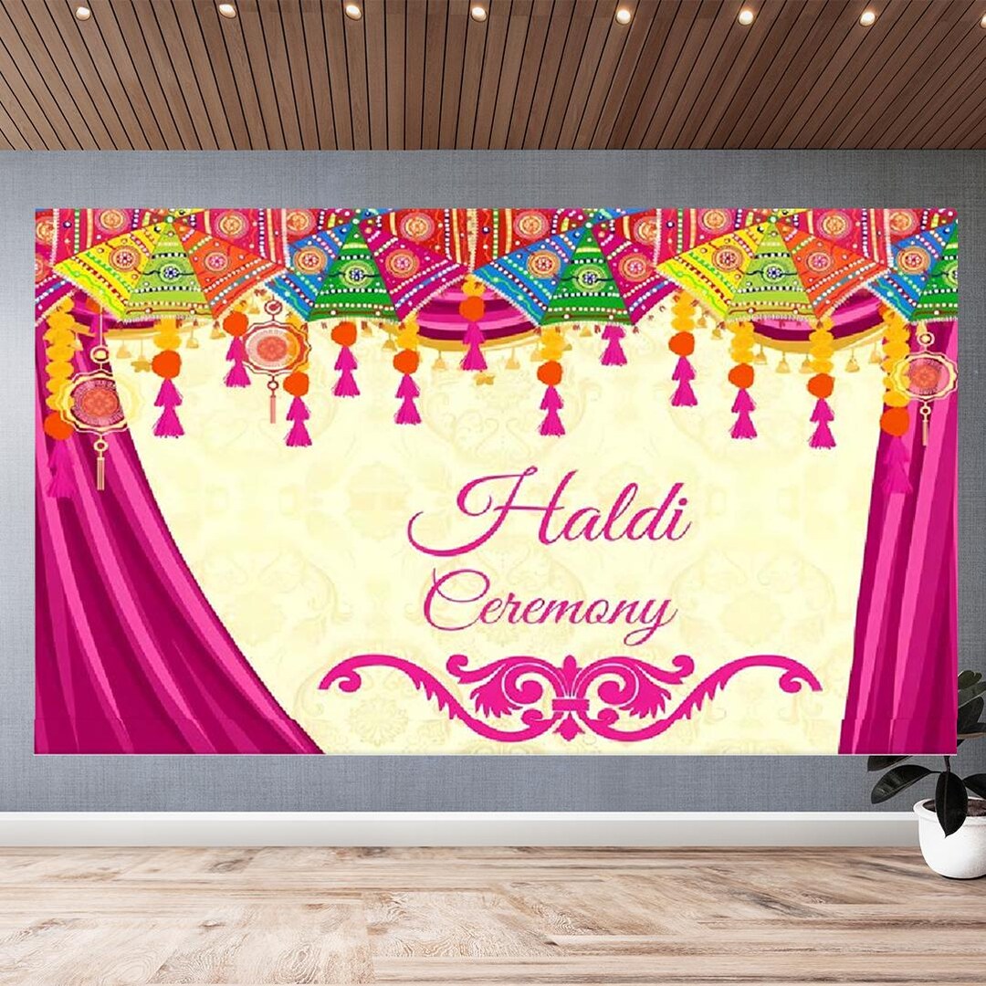 Indian Traditional Design Backdrop Curtain for Decoration Backdrop ...