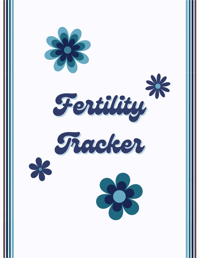 Fertility & Cycle Tracker - Printable!!! Period Planner, Period Tracker ...