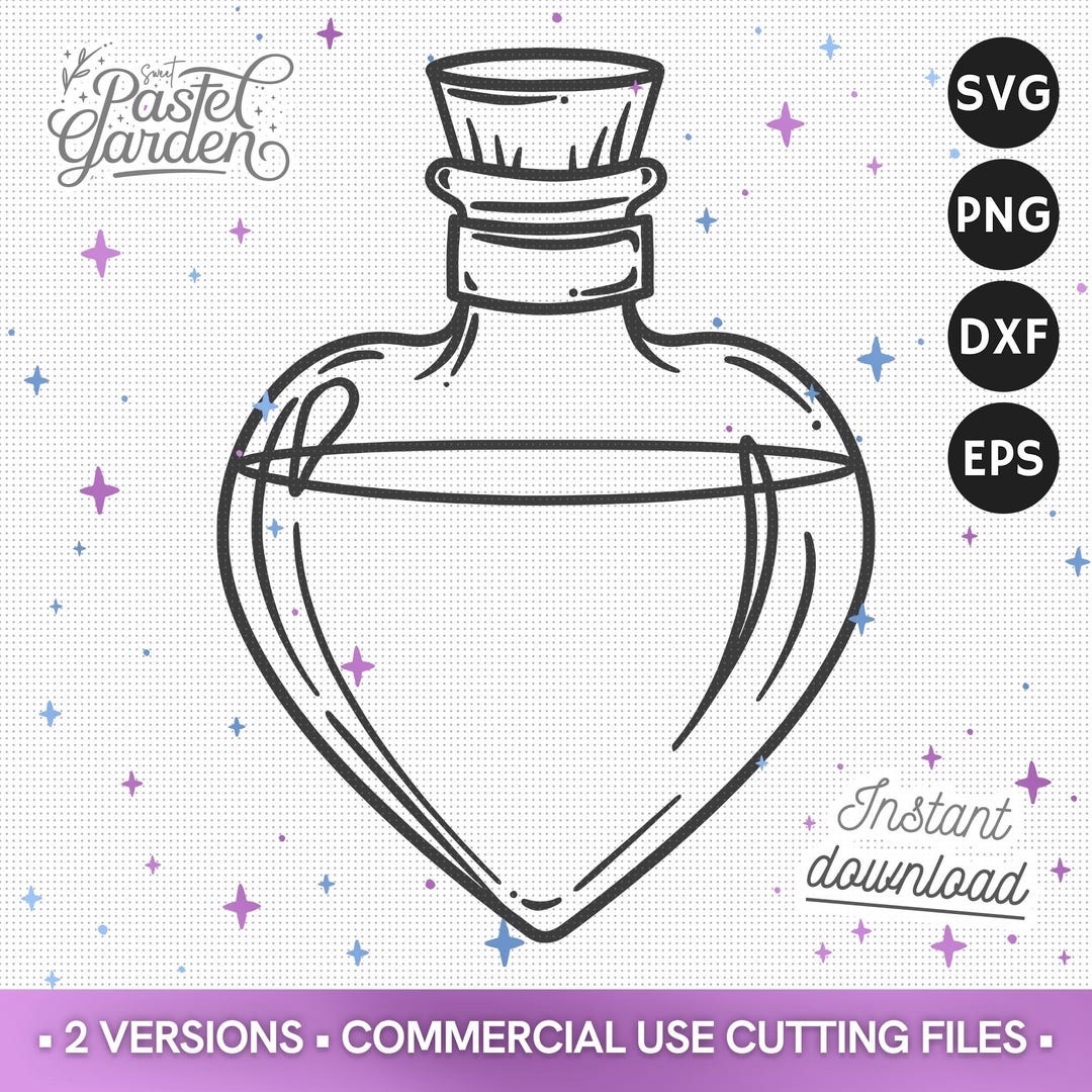 Love Potion SVG, Cupid's Brewing Co Label, Retro Valentine's Day ...