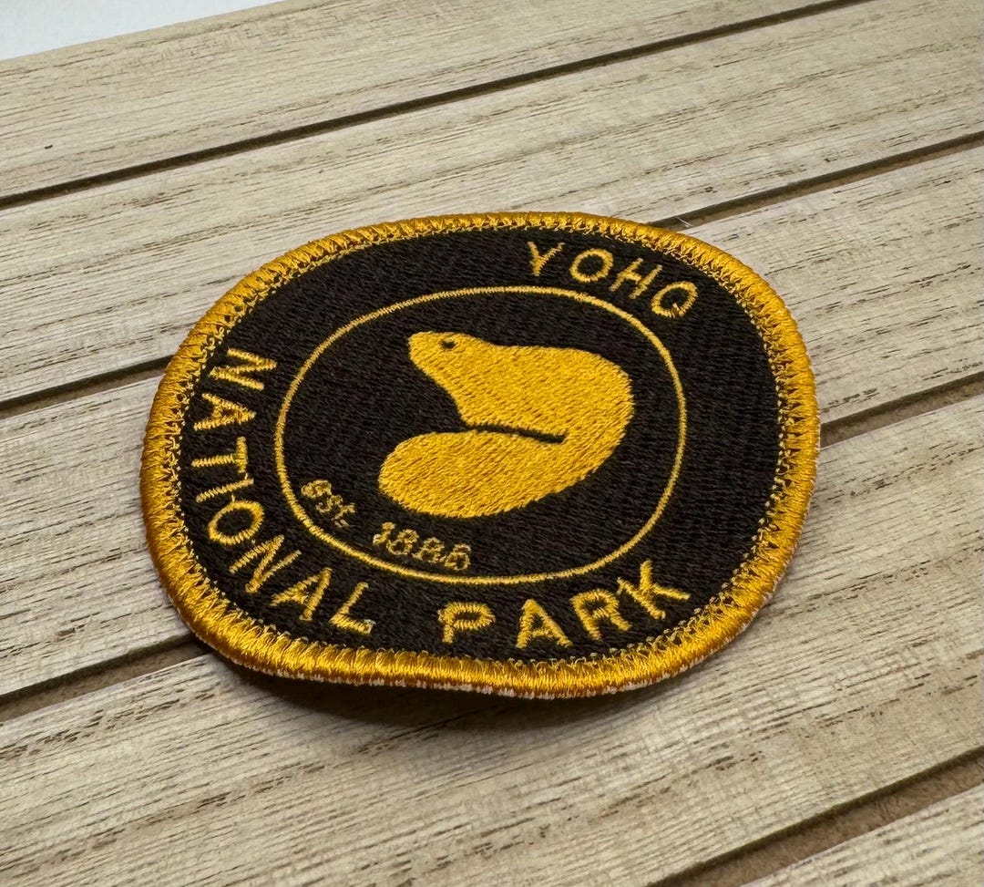 Yoho National Park Embroidered Patch | Iron-on, Sew-on Badge | Canadian ...