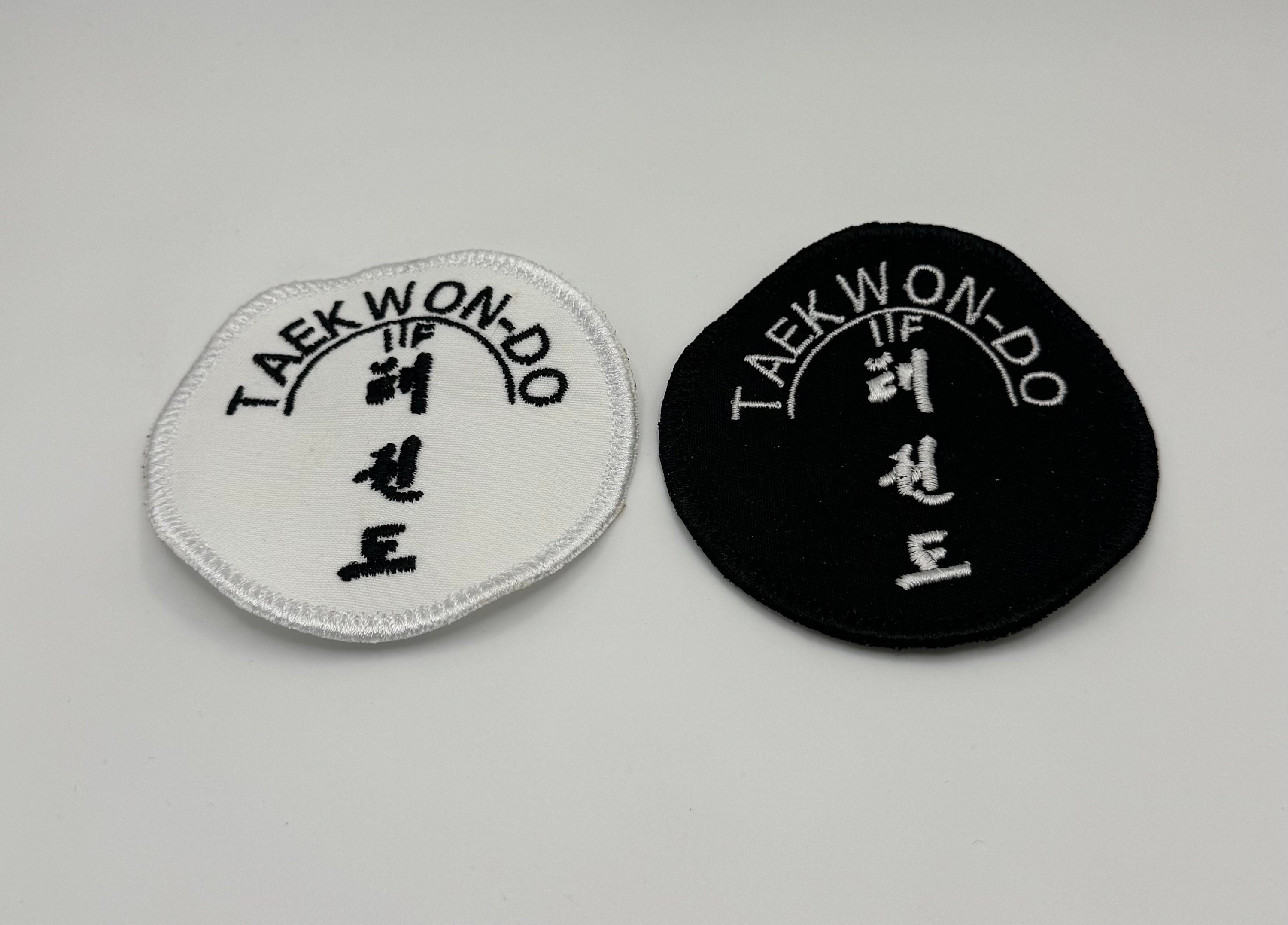 ITF Taekwon-do International Evergreen Tree Embroidered Patch, Iron-on ...