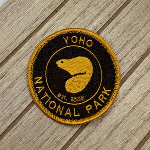 Yoho National Park Embroidered Patch | Iron-on, Sew-on Badge | Canadian ...