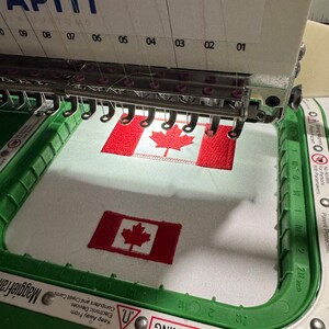 Embroidered Canada Flag Patch for Bags, Uniforms, Hats, Hoodies, Maple ...
