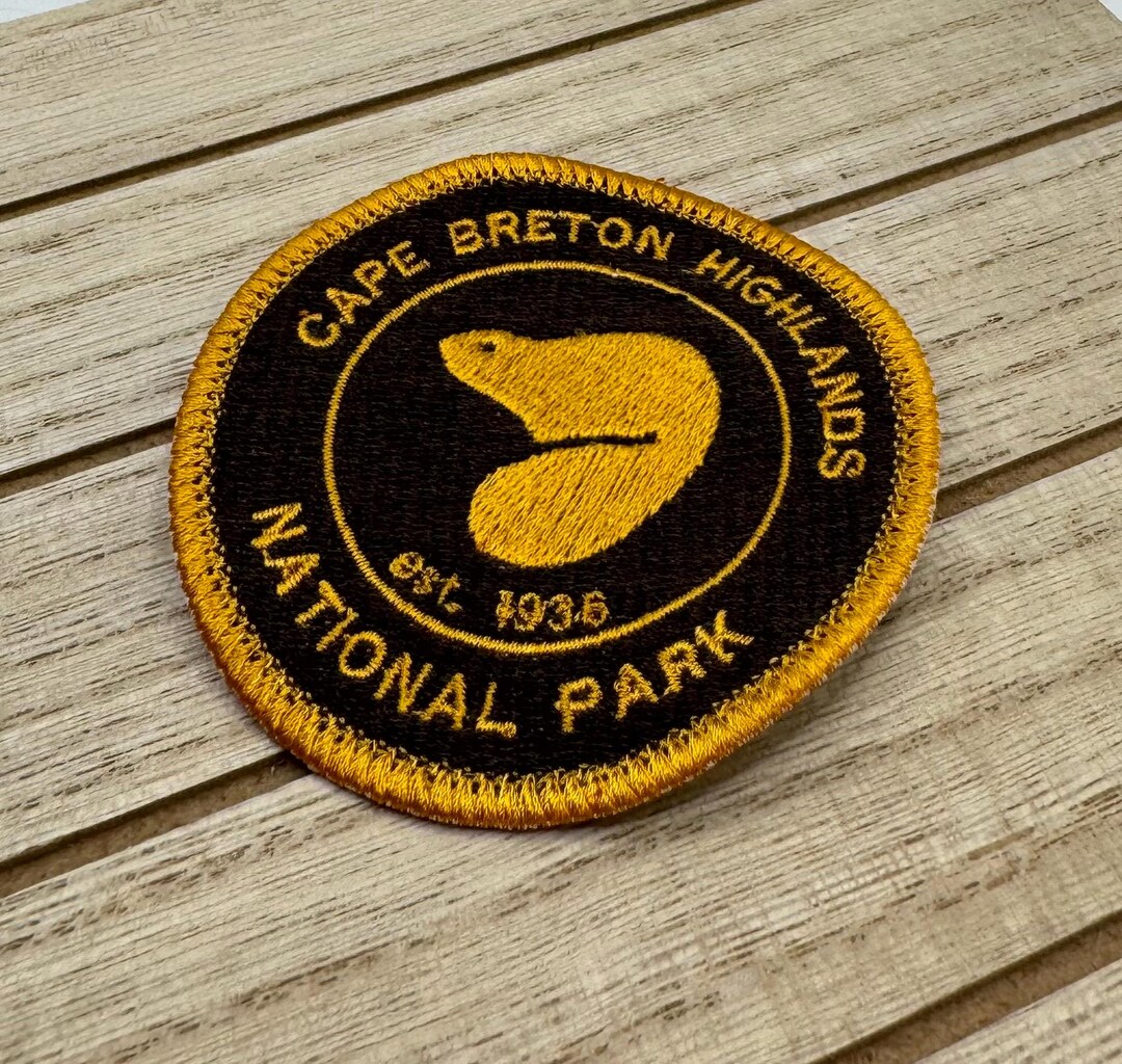Cape Breton Highlands National Park Embroidered Patch | Iron-on, Sew-on ...