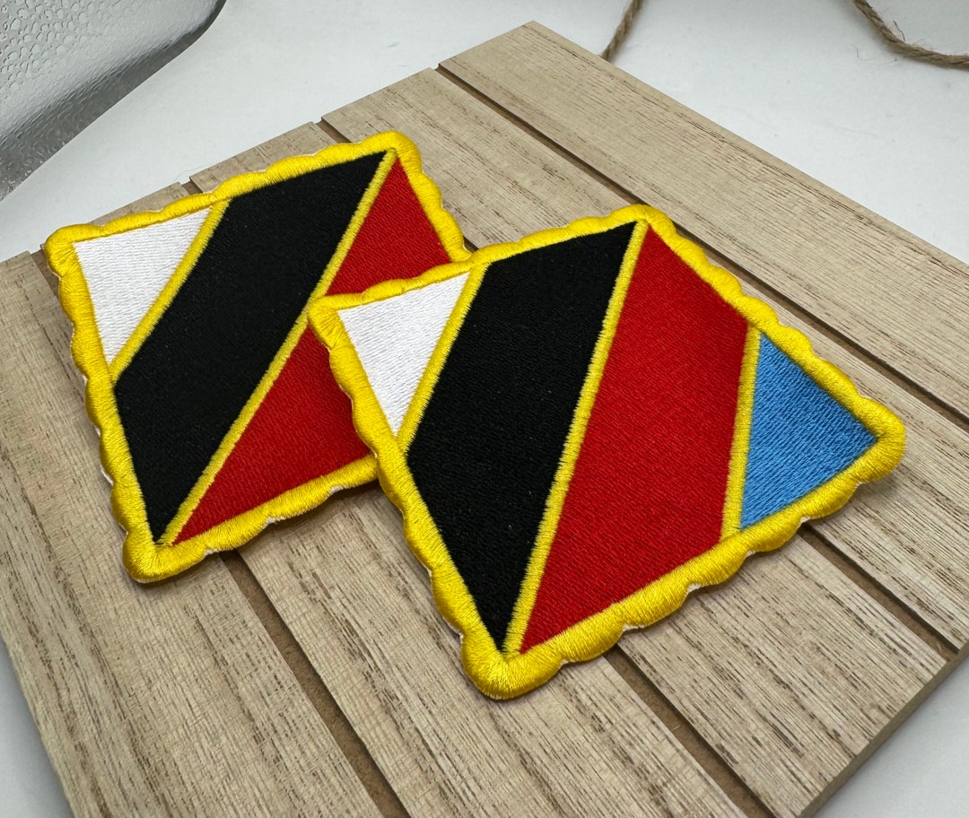 9th Dan Saseong Grandmaster Instructor Embroidered Badge, Set of 2 ITF Taekwon Do Dobok Shoulder ...