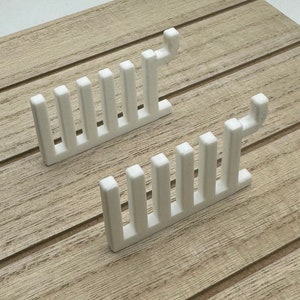Quilting Ruler Hooks for 1/4" (5-6mm) Pegboard - Sewing, Knitting and ...