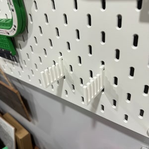 Quilting Ruler Hooks for Skadis or Uppspel Pegboard - Sewing, Knitting ...