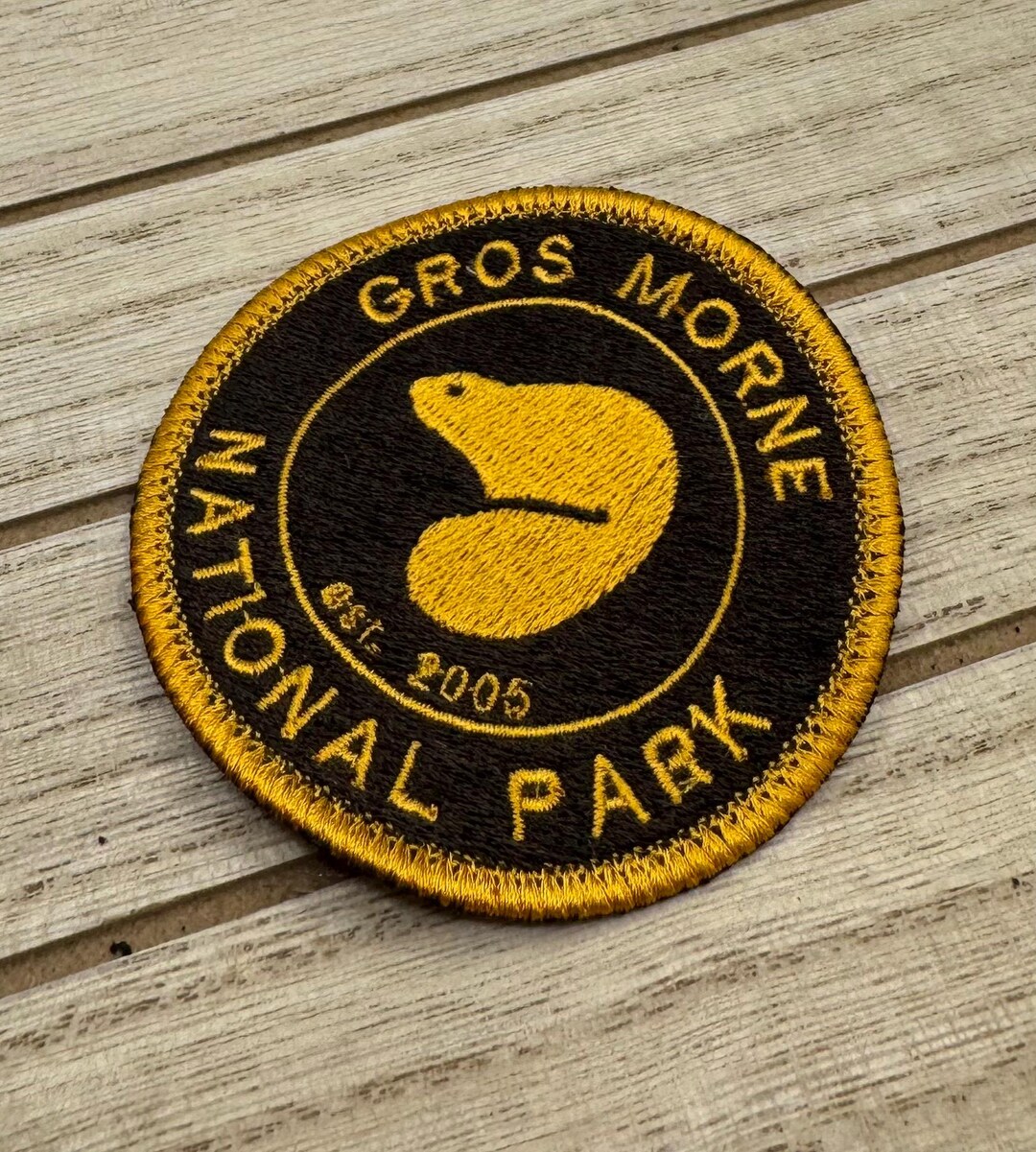 Gros Morne National Park Embroidered Patch: Iron-on Travel Badge - Etsy