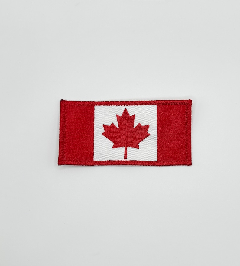Embroidered Canada Flag Patch for Bags, Uniforms, Hats, Hoodies, Maple ...