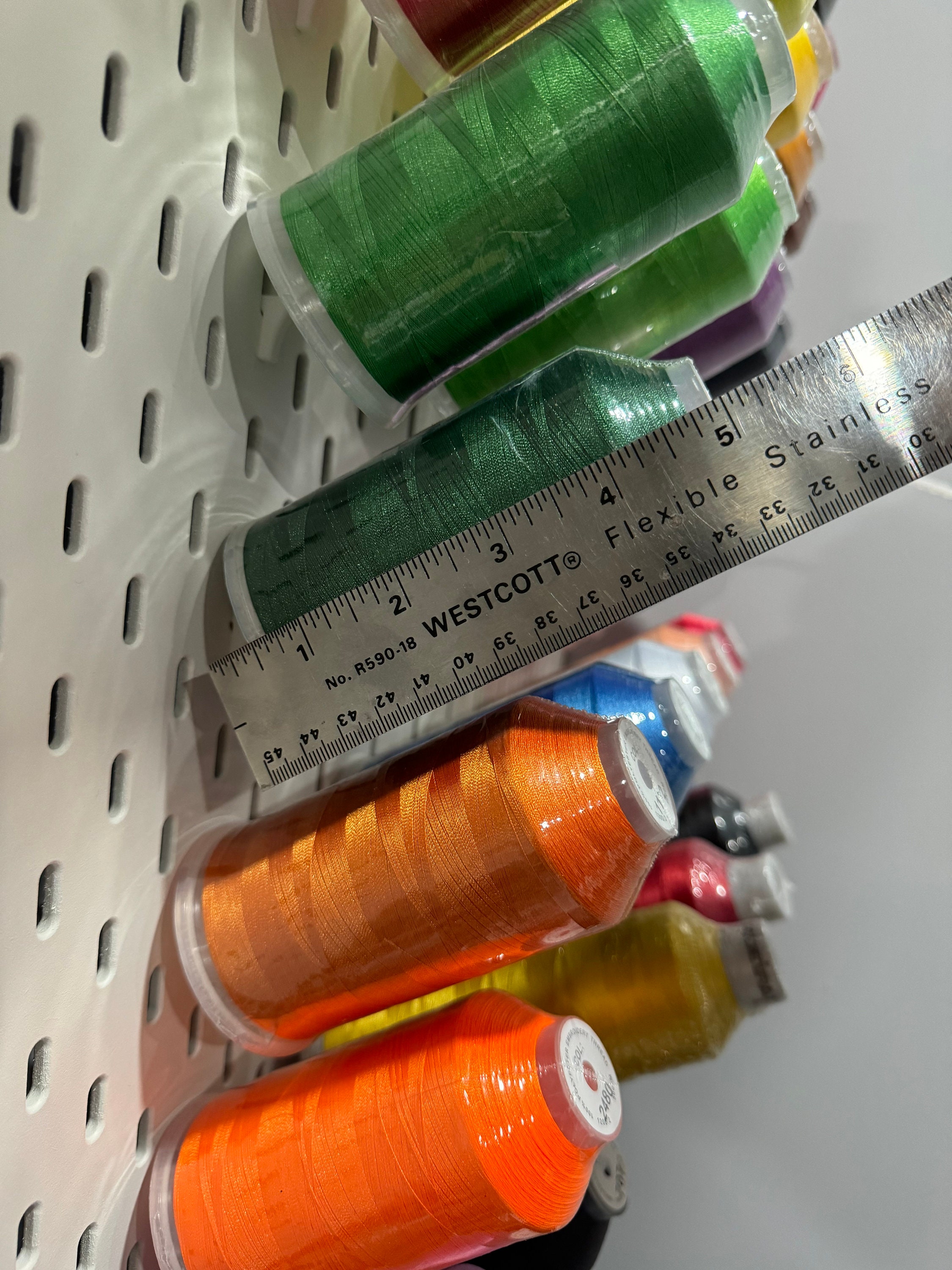 Skadis or Uppspel Pegboard Thread Spool Holder 5000m, Serger Sewing ...