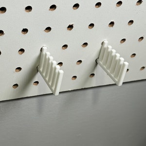Quilting Ruler Hooks for 1/4" (5-6mm) Pegboard - Sewing, Knitting and ...