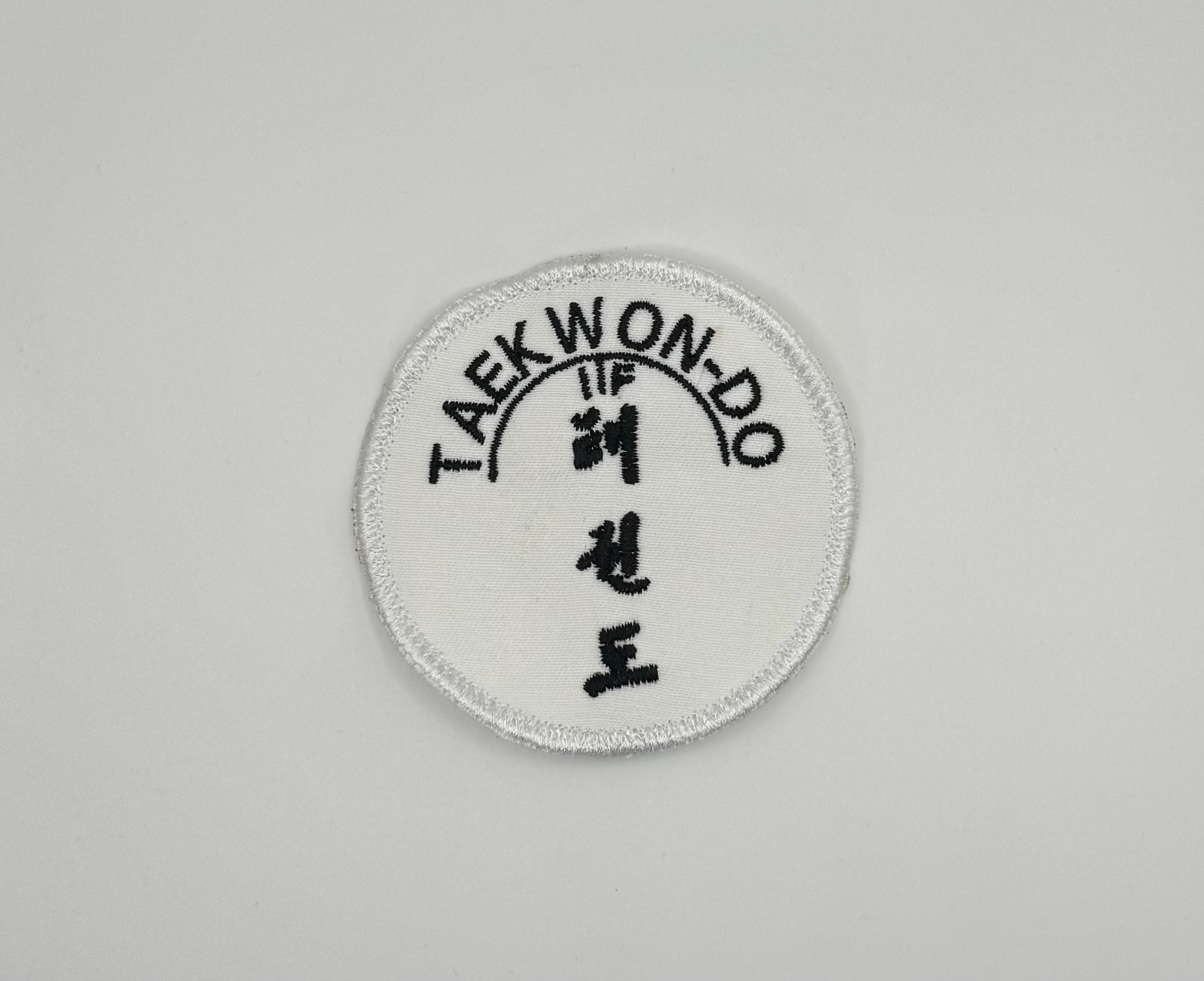 ITF Taekwon-do International Evergreen Tree Embroidered Patch, Iron-on ...