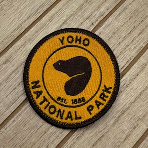 Yoho National Park Embroidered Patch | Iron-on, Sew-on Badge | Canadian ...