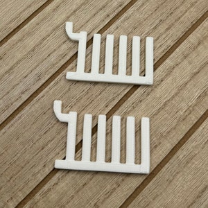 Quilting Ruler Hooks for 1/4" (5-6mm) Pegboard - Sewing, Knitting and ...