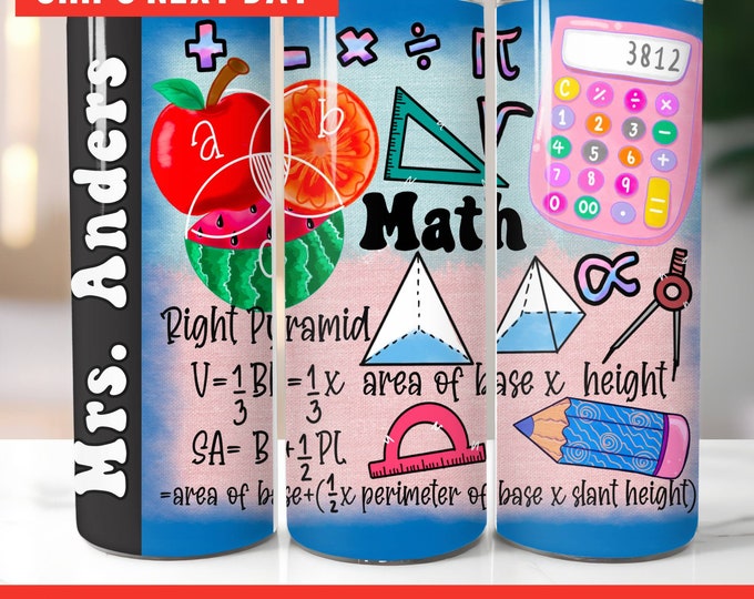 It's a Good Day to Do Math, Math Teacher Tumbler, Math Teacher Gift ...