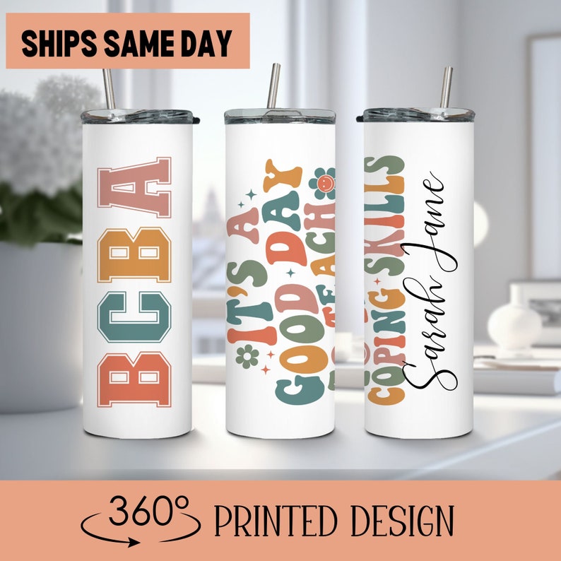 BCBA Tumbler Personalized, BCBA Gifts, BCBA Graduation Gift, Bcba Cup ...