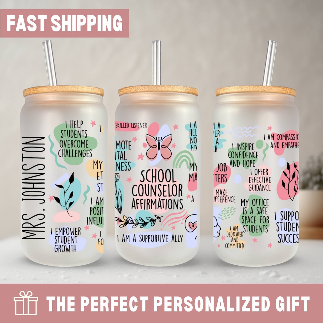 Personalized School Counselor Gifts, School Staff Gifts, Counselor Ally ...