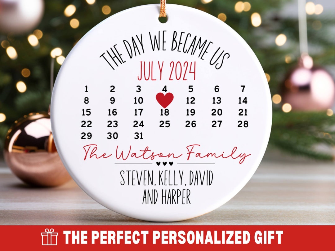 Adoption Ornament, Adoption Gifts for Family, Adoption Day, New Parent ...