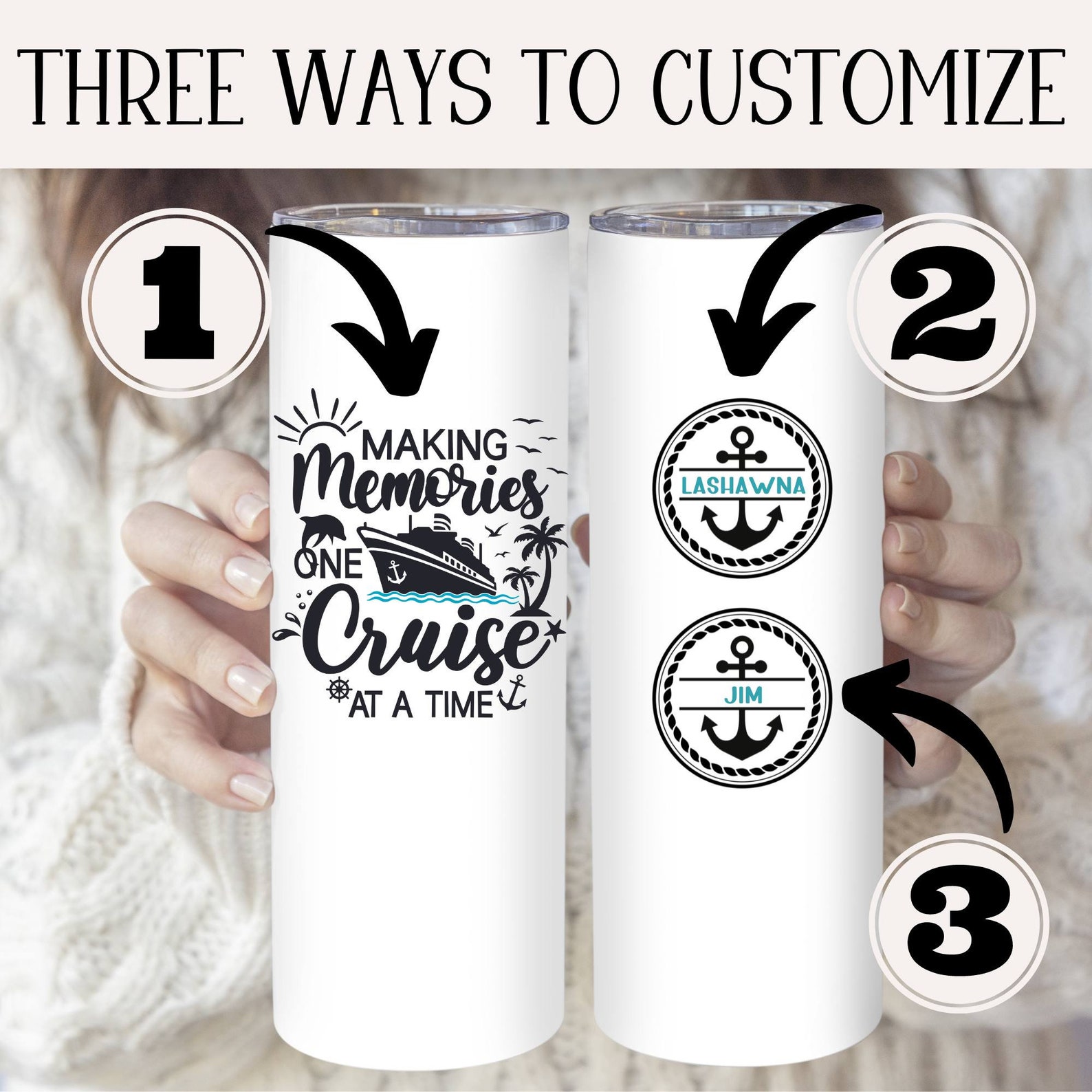 Personalized Group Cruise Tumbler Custom Cruise Travel Cup Family ...
