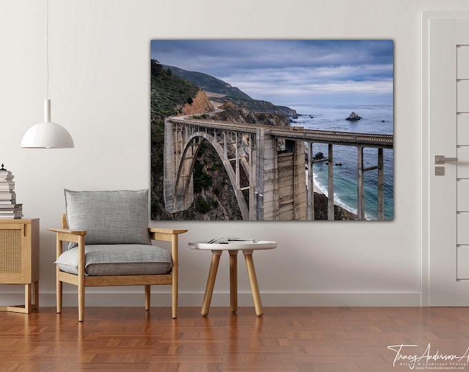 Ocean Metal Print, Monterey Print, Panorama Metal Art, Beach Metal ...