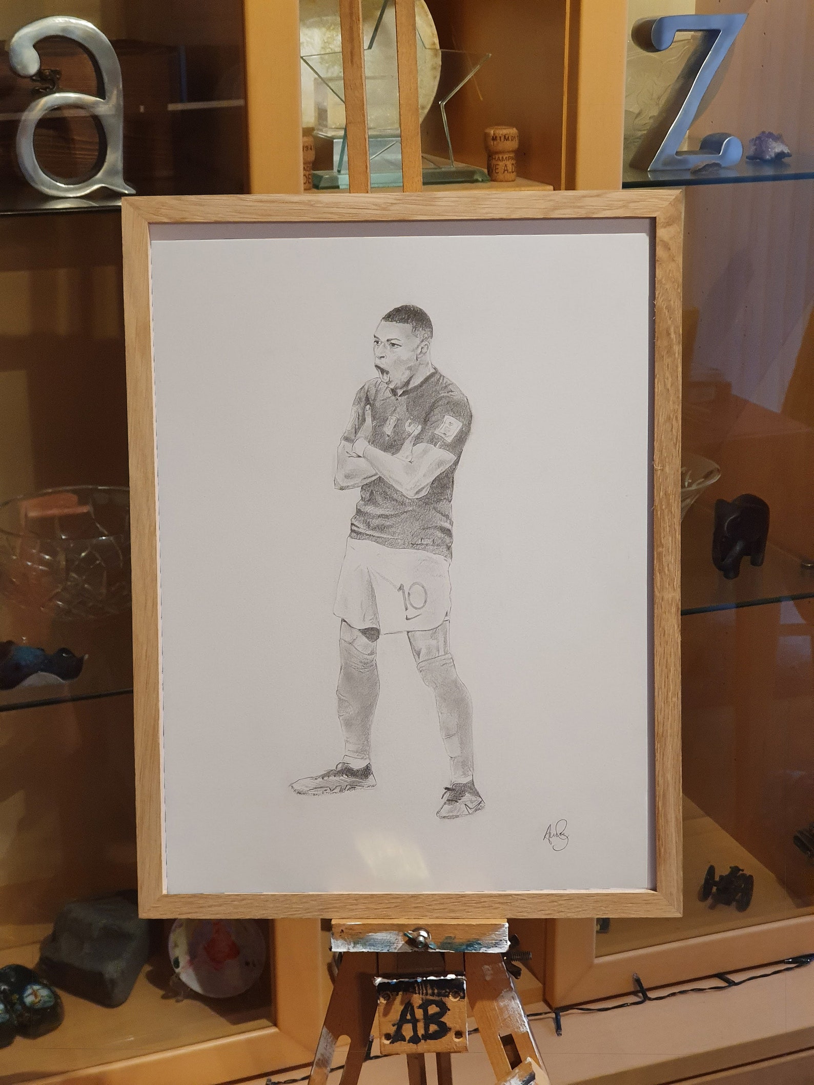Kylian Mbappé World Cup 2022 Drawing - Etsy