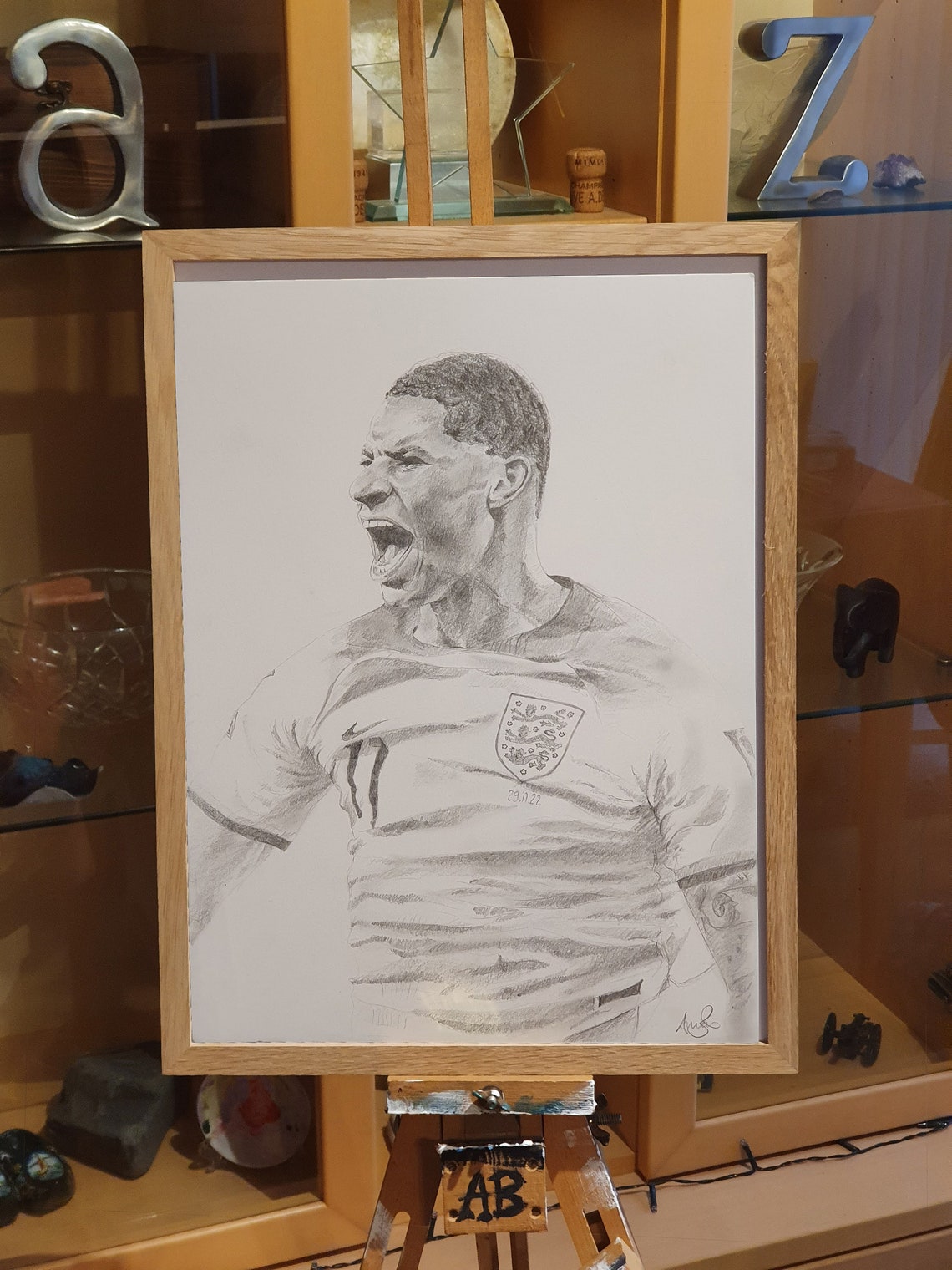 Marcus Rashford World Cup 2022 Drawing A3 - Etsy