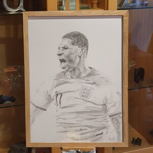 Marcus Rashford World Cup 2022 Drawing A3 - Etsy