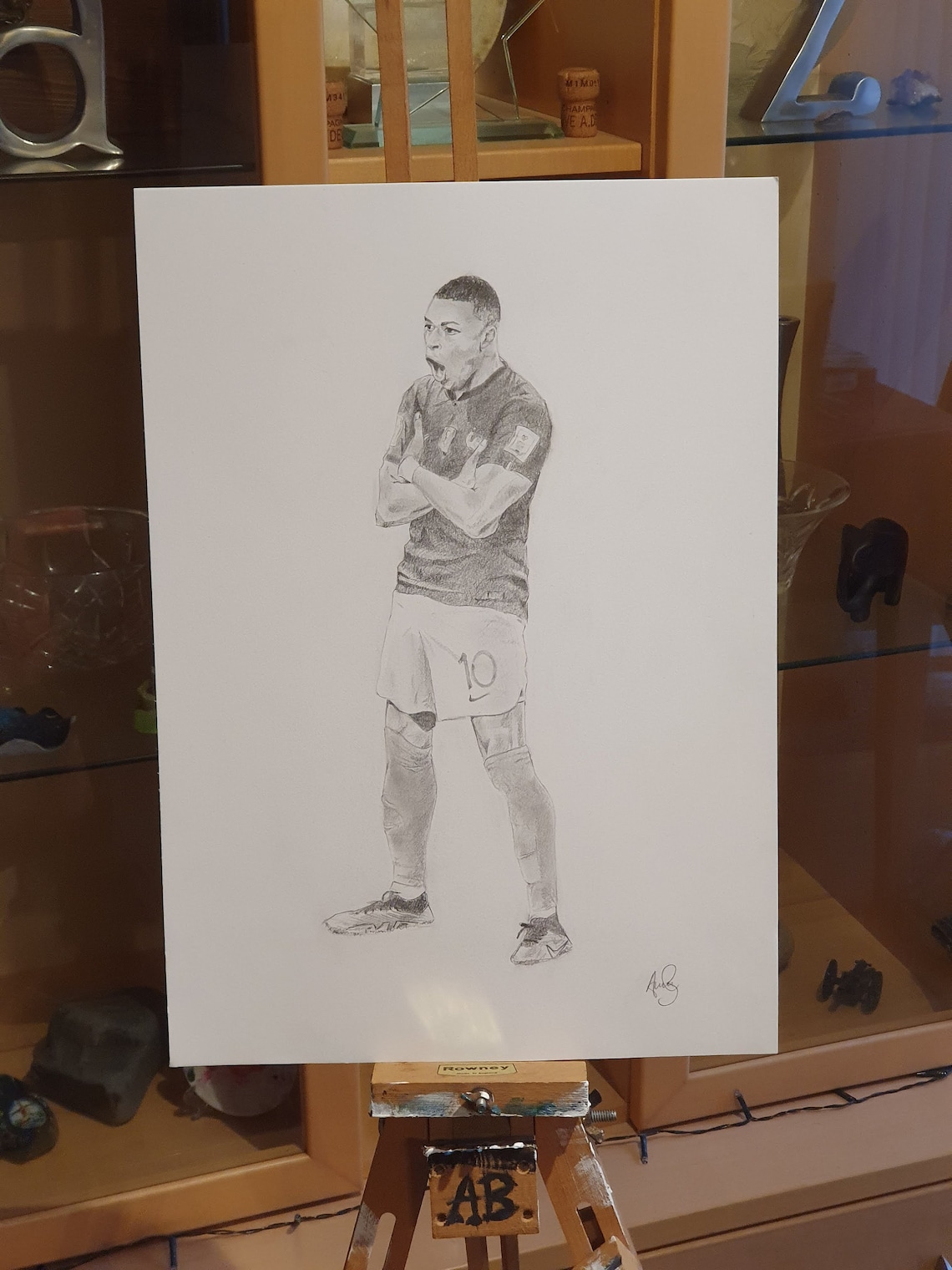 Kylian Mbappé World Cup 2022 Drawing - Etsy