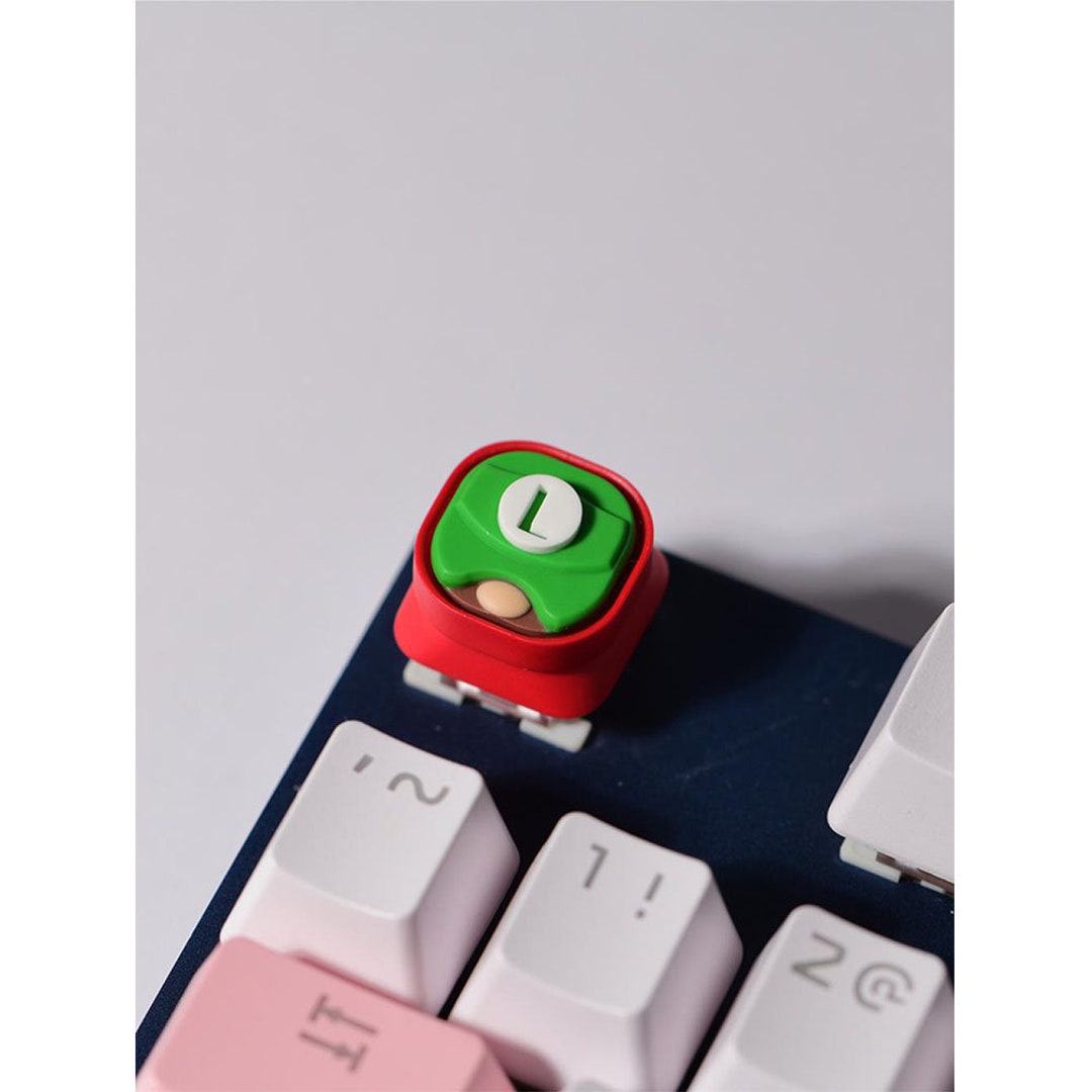 Mario Luigi Mechanical Keycaps Super Mario Gaming Keycaps MX - Etsy