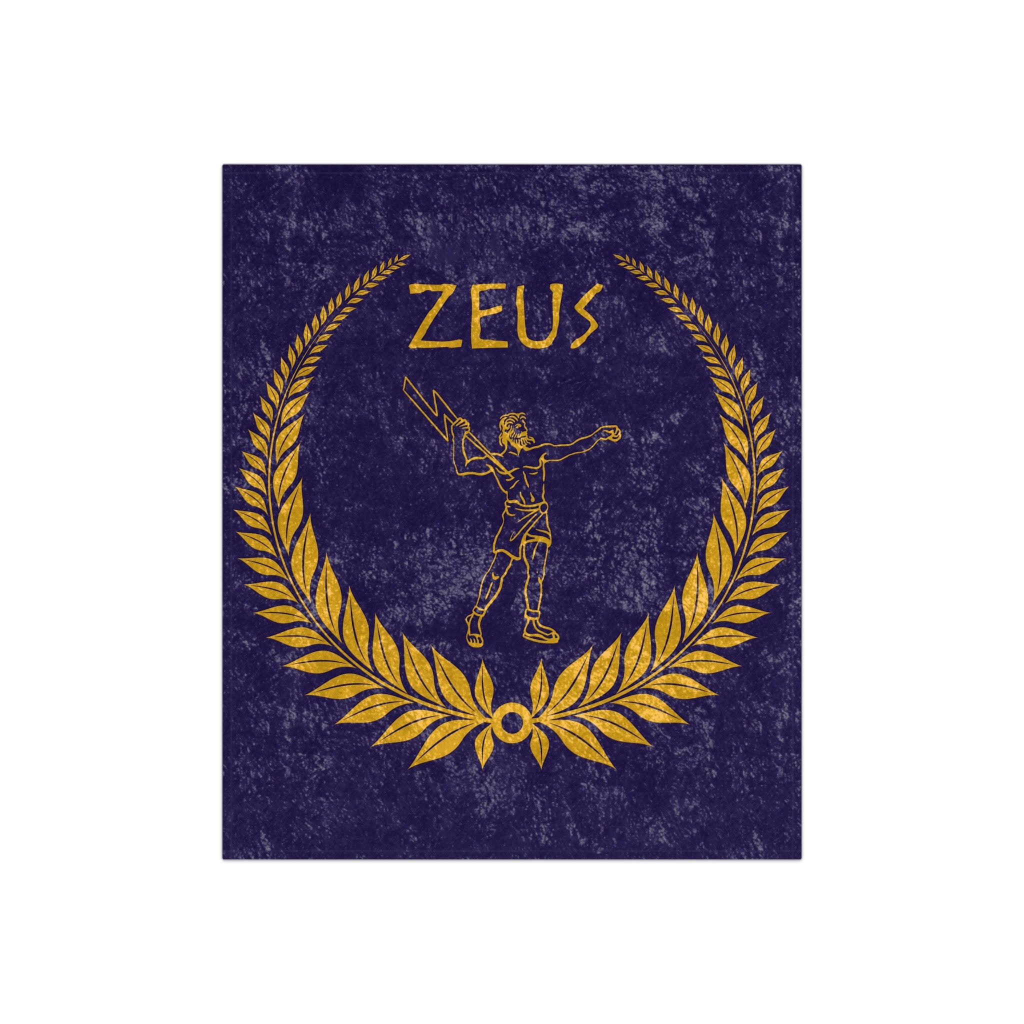 Ancient Greek God Zeus Blanket Crushed Velvet Blanket Greek Mythology Gift Historian Lover ...