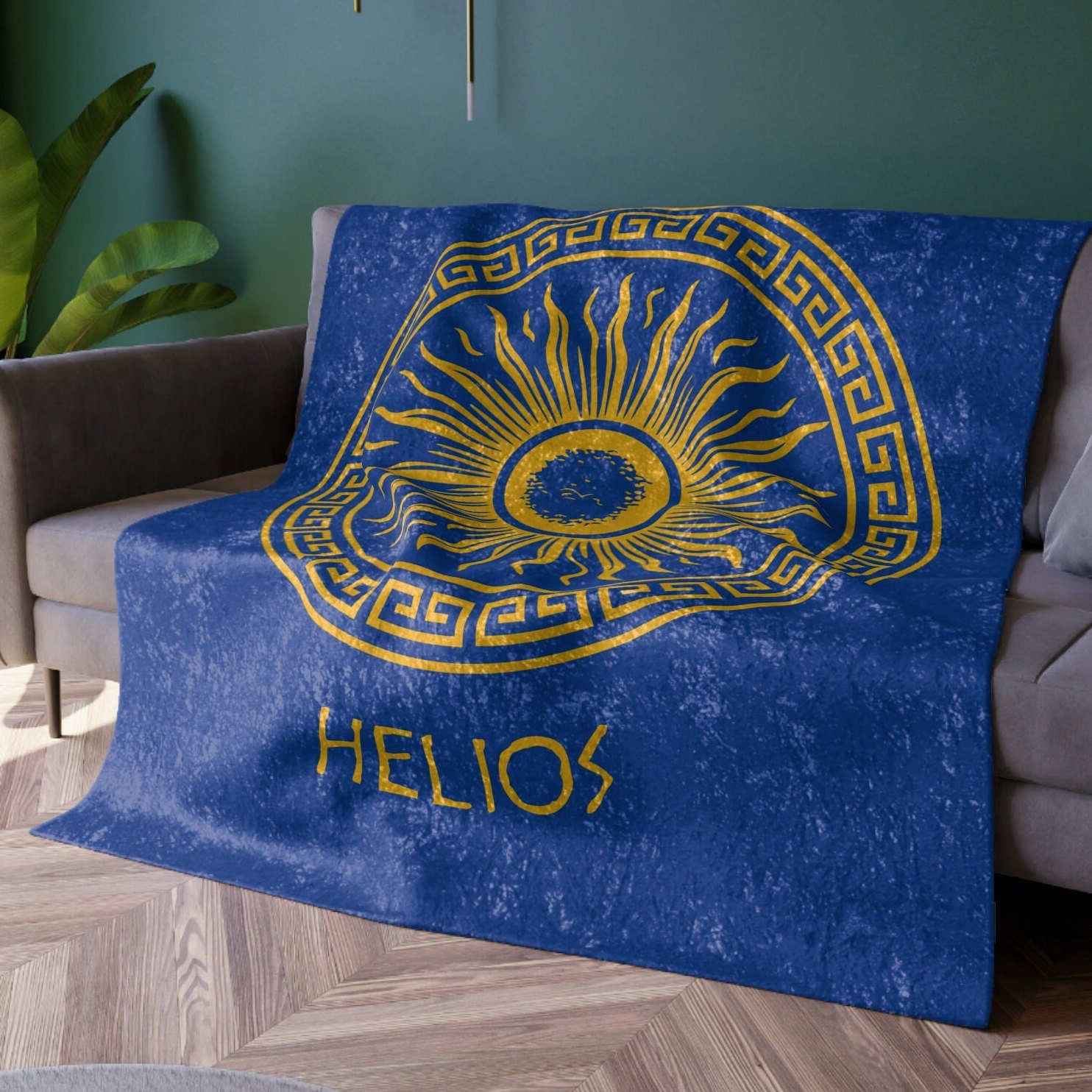 Ancient Greek God Helios Blanket Crushed Velvet Blanket Greek Mythology ...