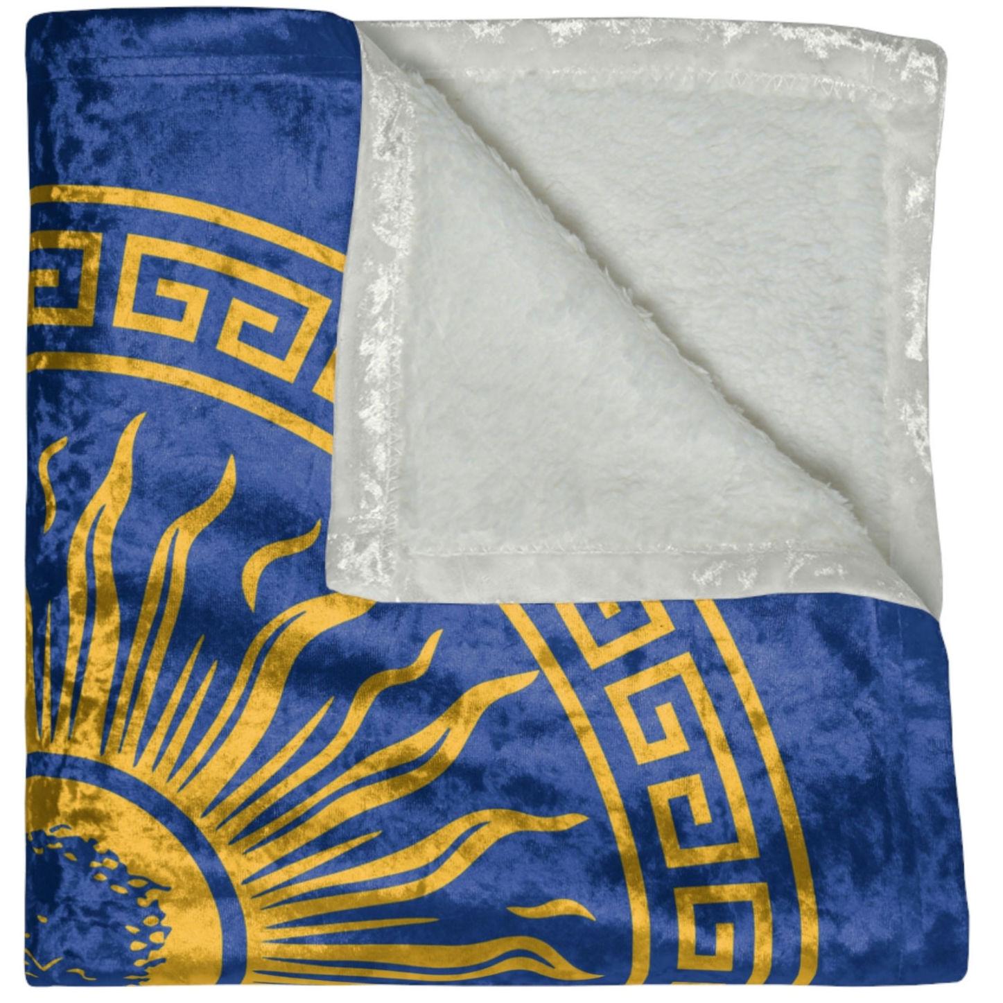 Ancient Greek God Helios Blanket Crushed Velvet Blanket Greek Mythology ...
