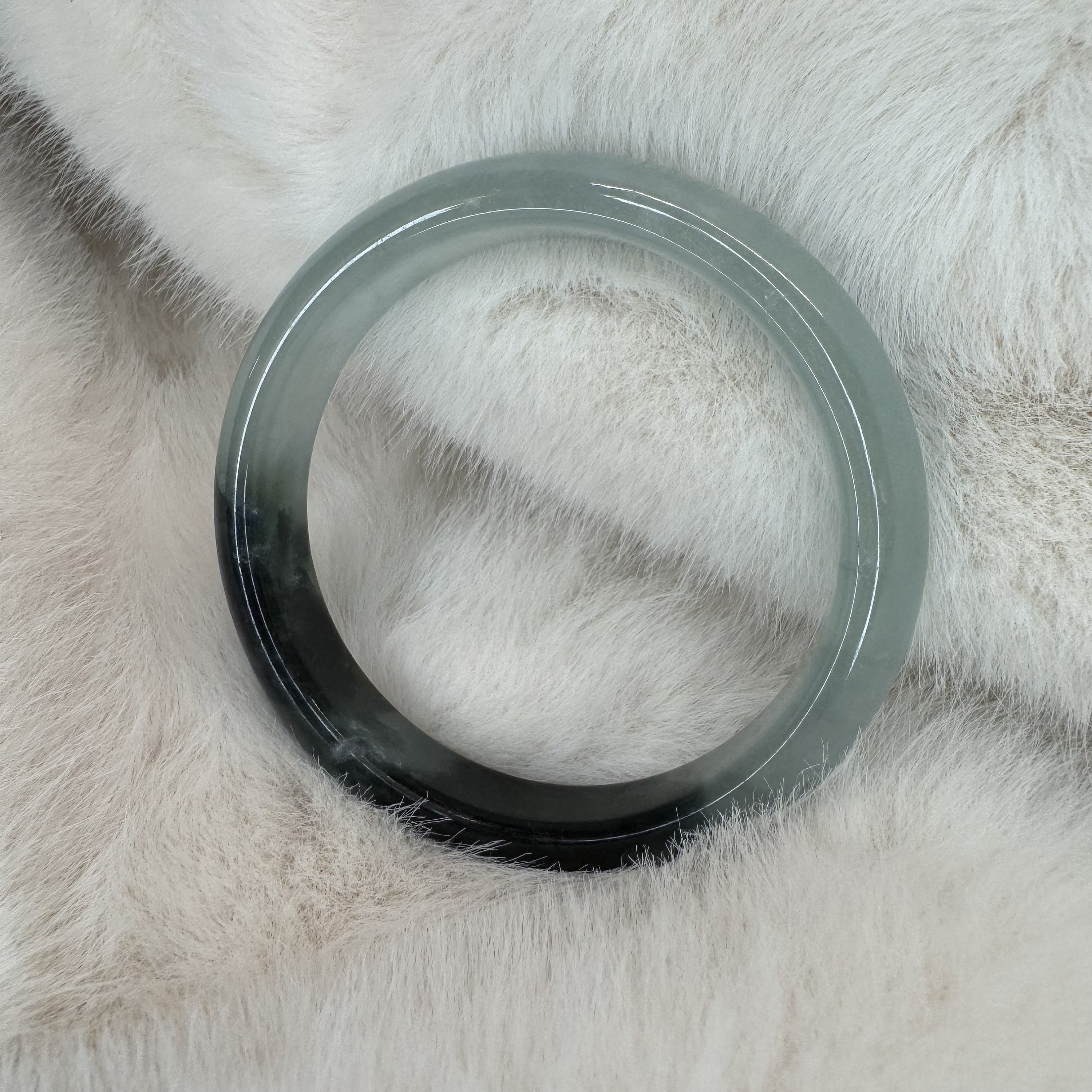 Certified Natural Burma Jadeite Bangle: Vintage Gemstone, Good Luck ...