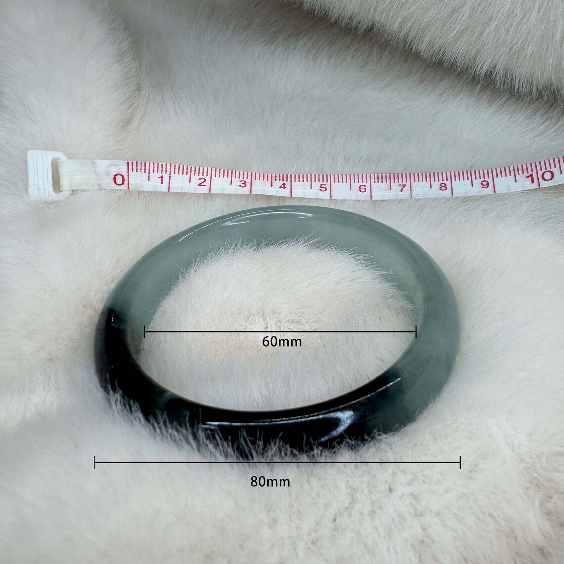 Certified Natural Burma Jadeite Bangle: Vintage Gemstone, Good Luck ...
