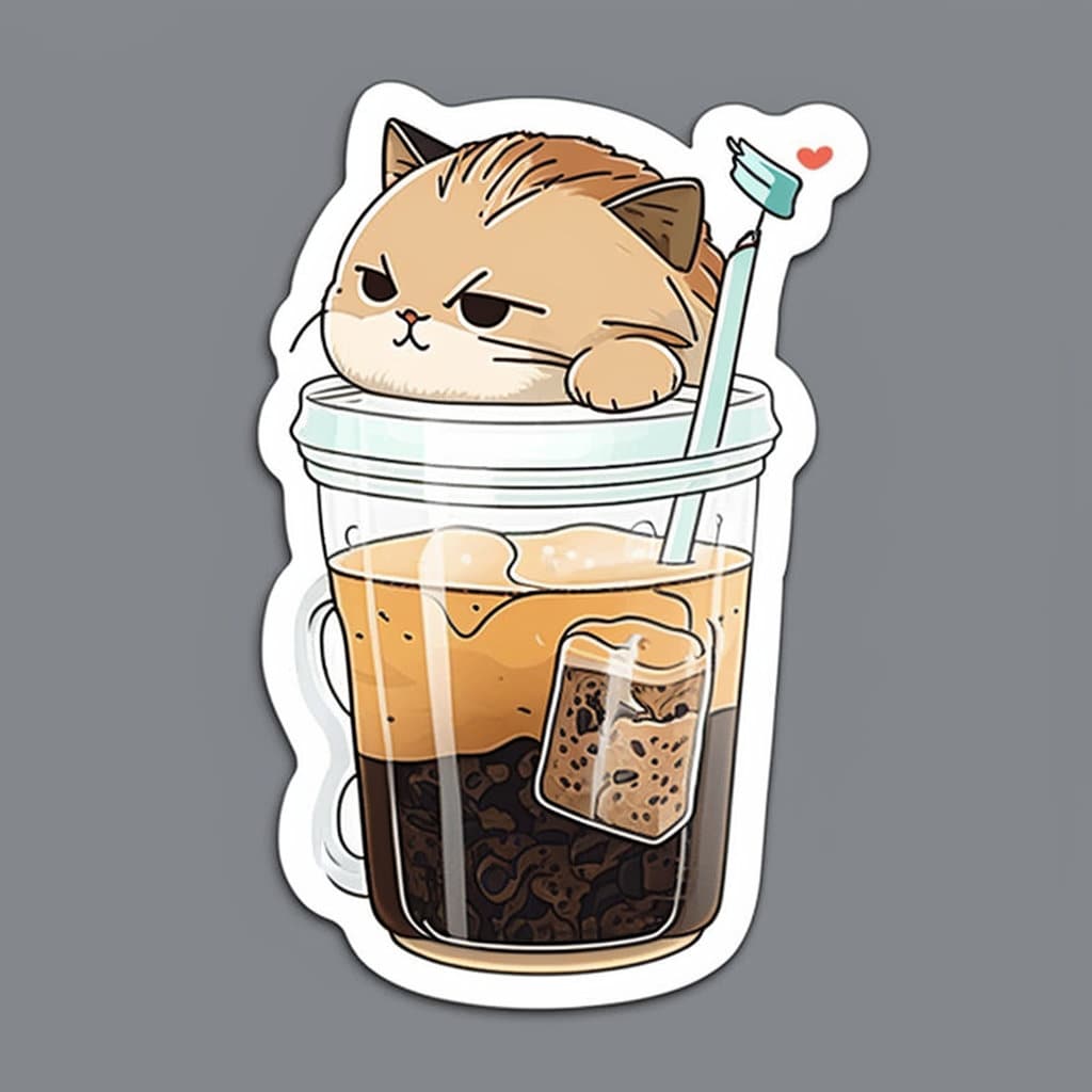 Cute Cat Coffee - Etsy