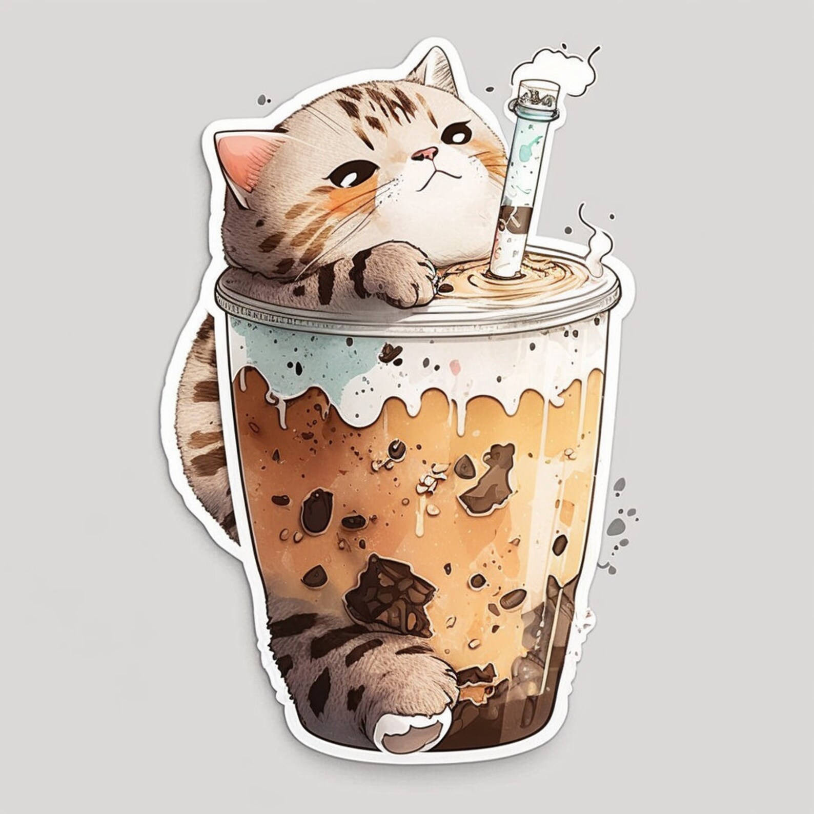 Cute Cat Coffee - Etsy