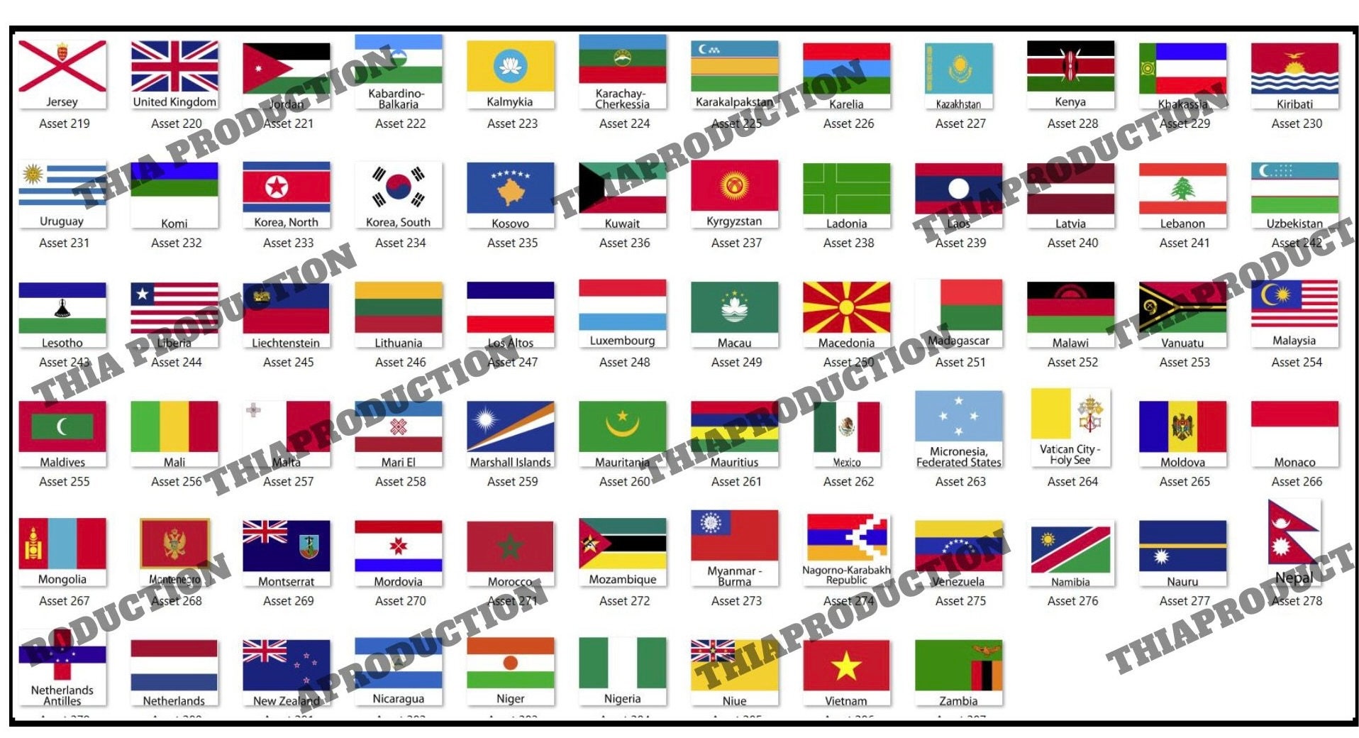 Flags SVG-PNG Flags Vector, Digital File Download Files Variety Flags ...