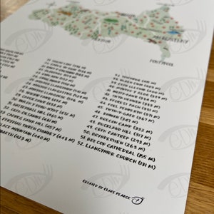 Brecon Beacons National Park Trig Point Map - Etsy UK