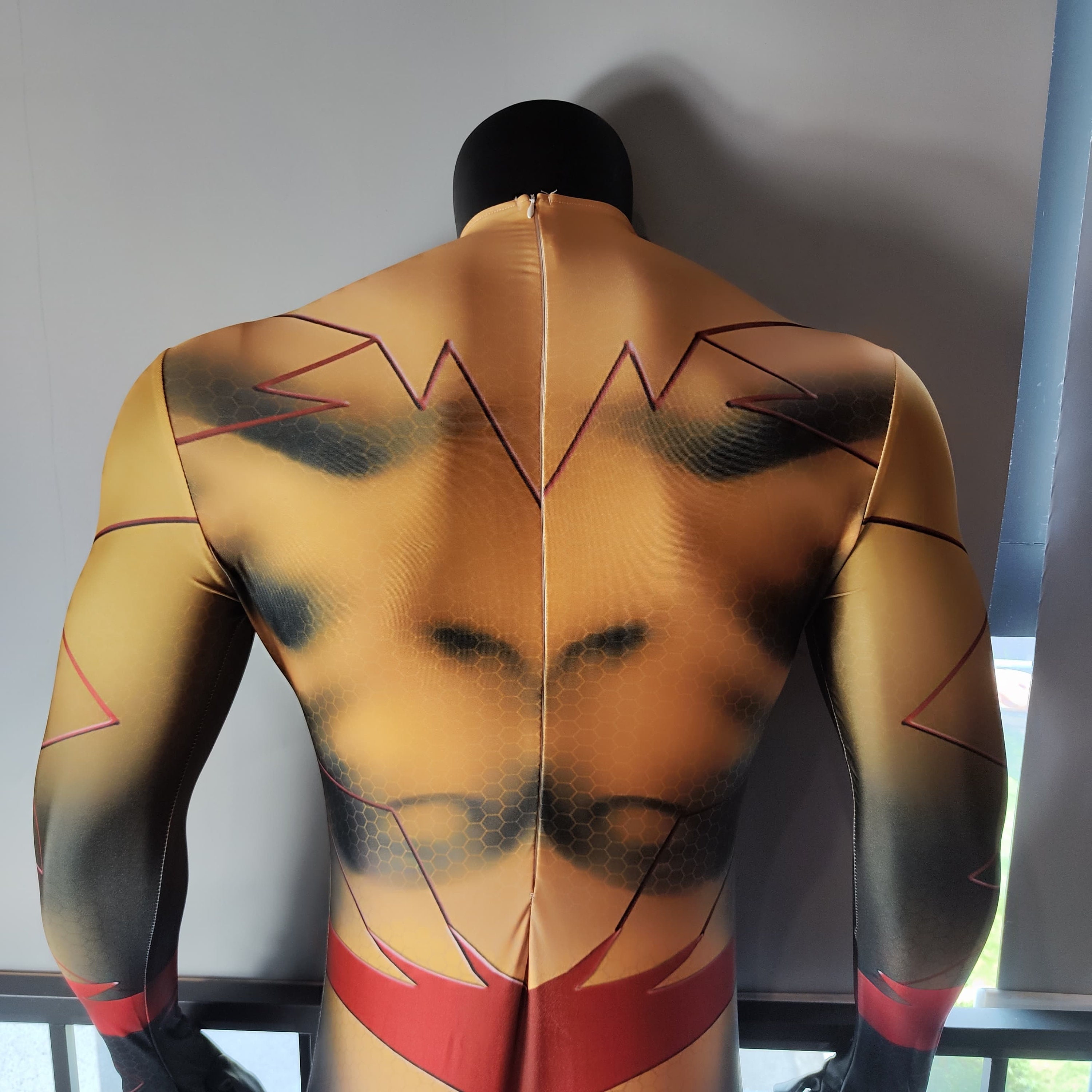 Reverse Flash Costume Cosplay Suit Eobard Thawne Bodysuit for - Etsy