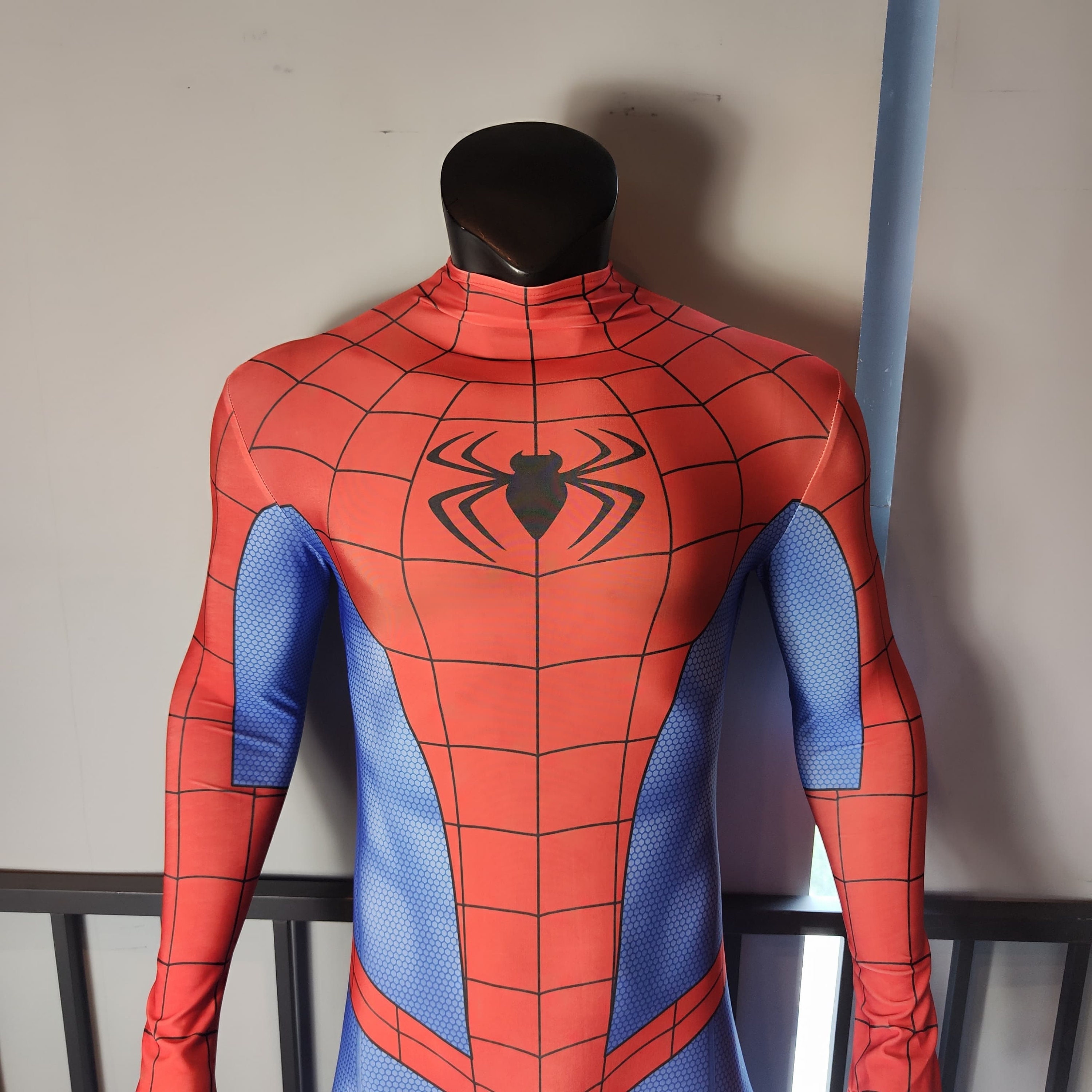 Spider Man PS4 Classic Suit Peter Parker Cosplay Costume for Adult Kids ...