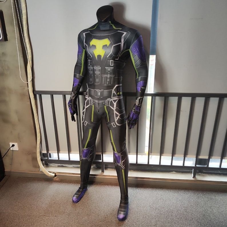 Spider-man Miles Morales the Prowler Aaron Davis Suit Costume Cosplay ...