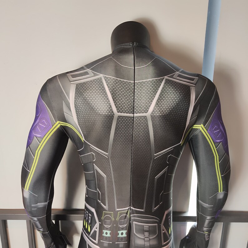 Spider-man Miles Morales the Prowler Aaron Davis Suit Costume Cosplay ...